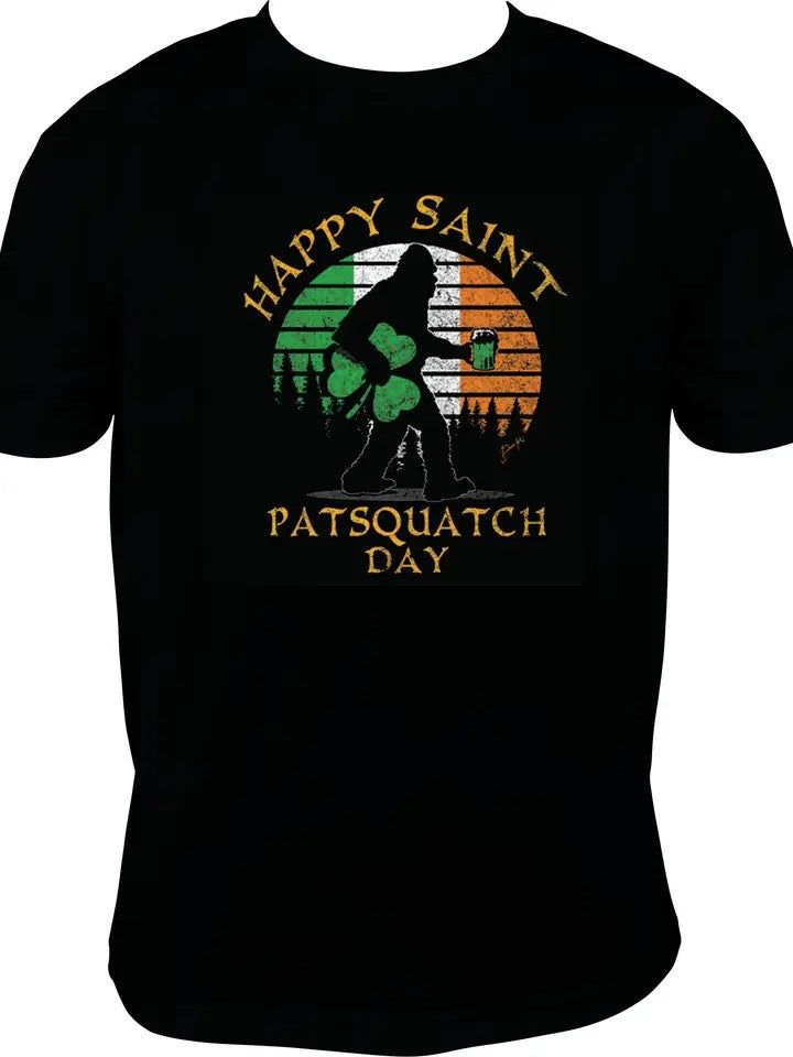 Saint PatSquatch Day T-Shirt – Ghost Hunters Equipment by GHOST AUGUSTINE