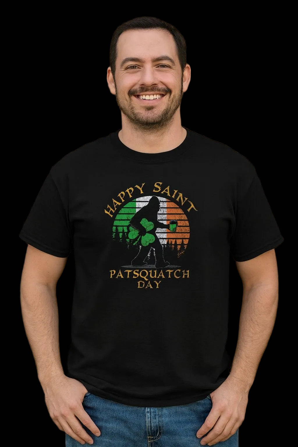 Saint PatSquatch Day T-Shirt – Ghost Hunters Equipment by GHOST AUGUSTINE